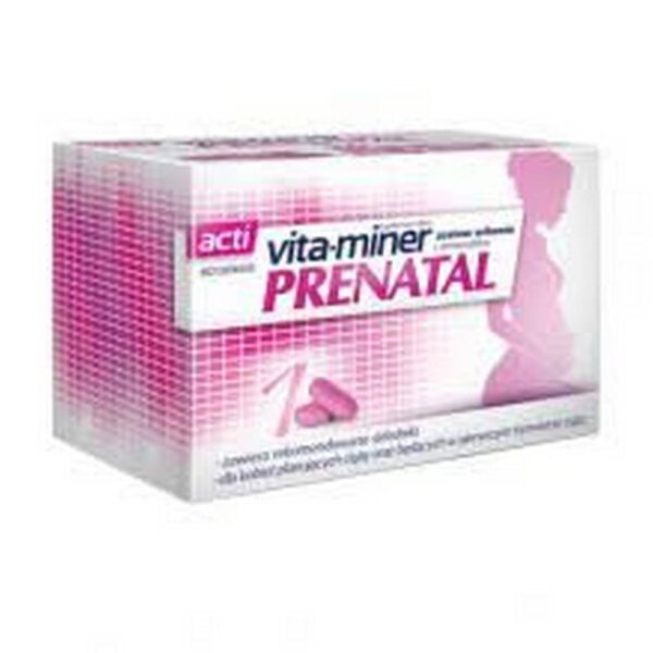 Vita-miner Prenatal 60 tablets, Aflofarm - Kidsapo