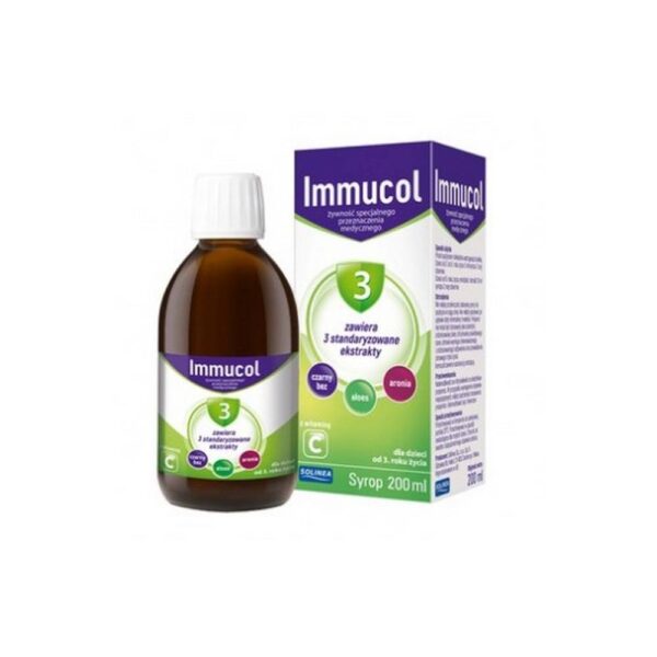 IMMUCOL 3+ syrup 200ml, Solinea - Kidsapo