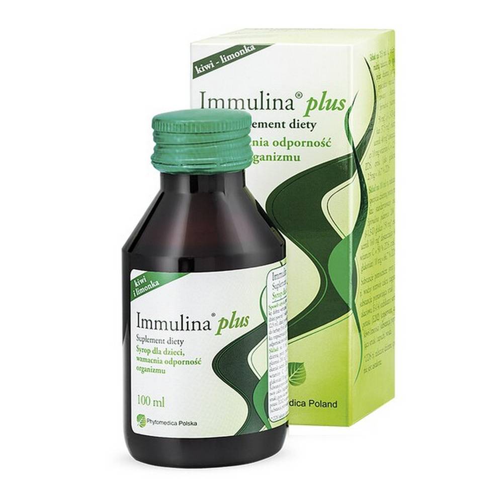 Immulina Plus syrup for children kiwi and lime flavor 100 ml ...