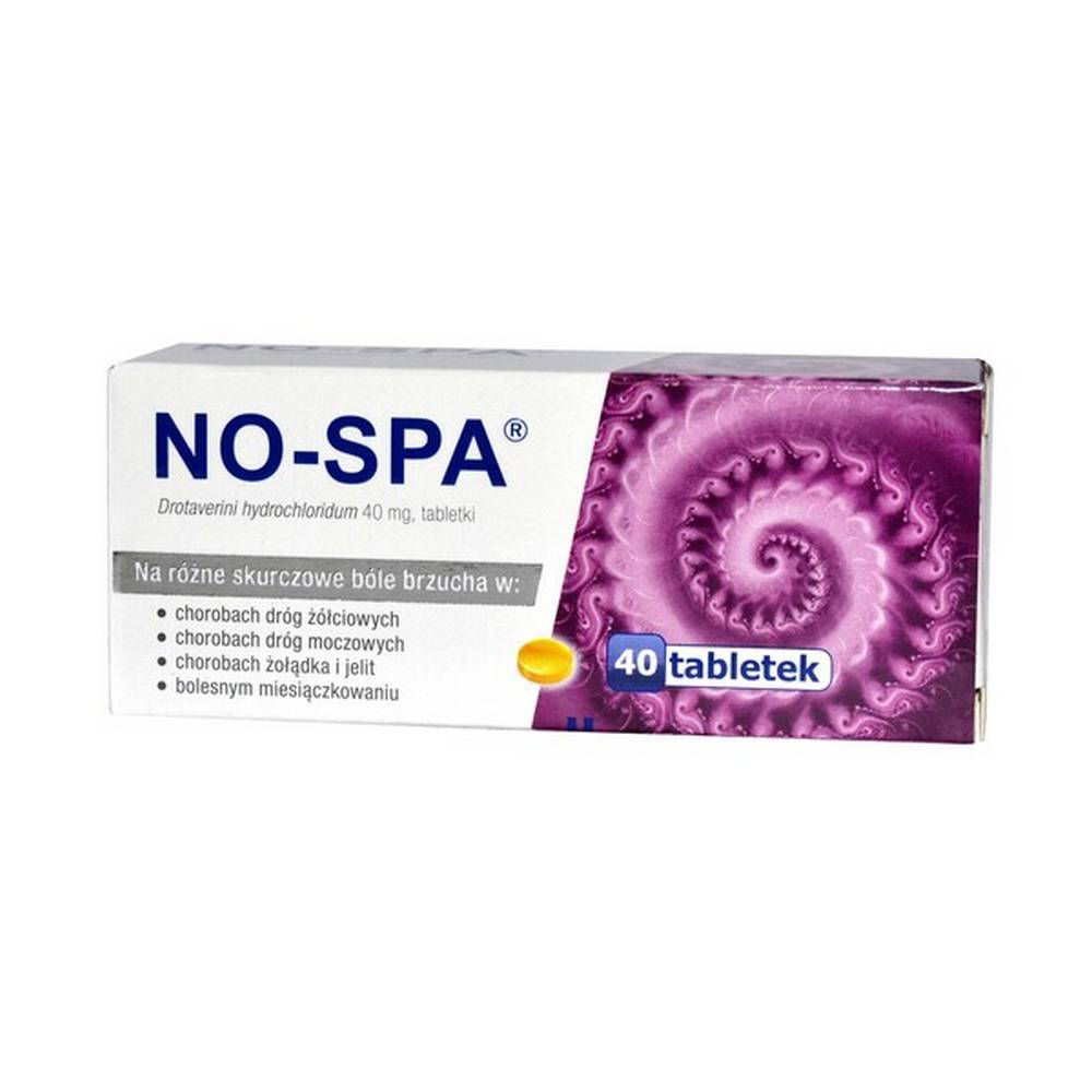No-Spa, 40 mg, tablets, 40 pcs., Sanofi-Aventis - Kidsapo