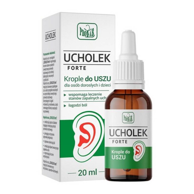 Ucholek Forte Ear Drops 20 Ml, Prolab - Kidsapo
