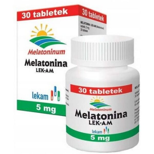 Lek-Am Melatonina 5mg 30 Tablets - Kidsapo