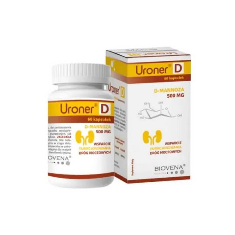 Biovena Health Uroner D Mannose Urinary Tract Support 60 Caps - Kidsapo