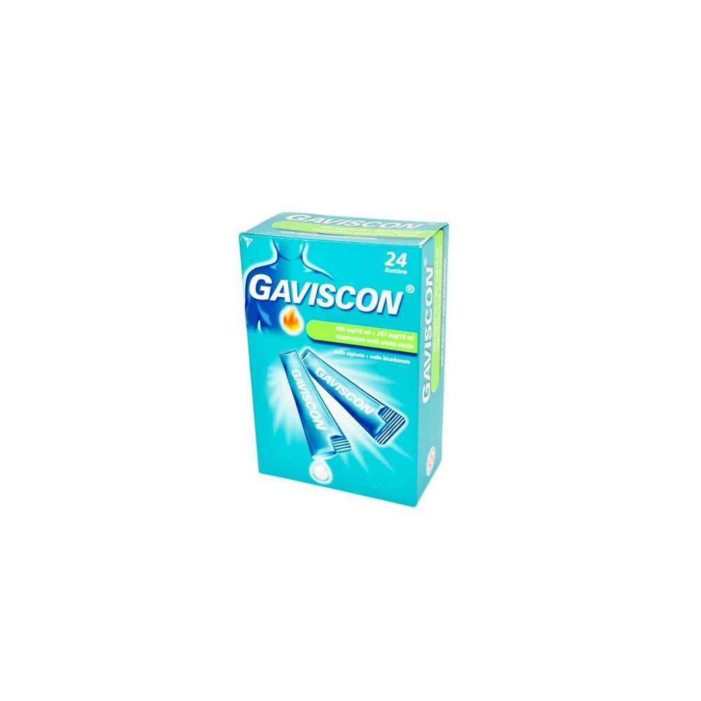 Gaviscon 24 Sachets 500+267mg/10ml,Gaviscon 24 Bustine 500+267mg/10ml ...