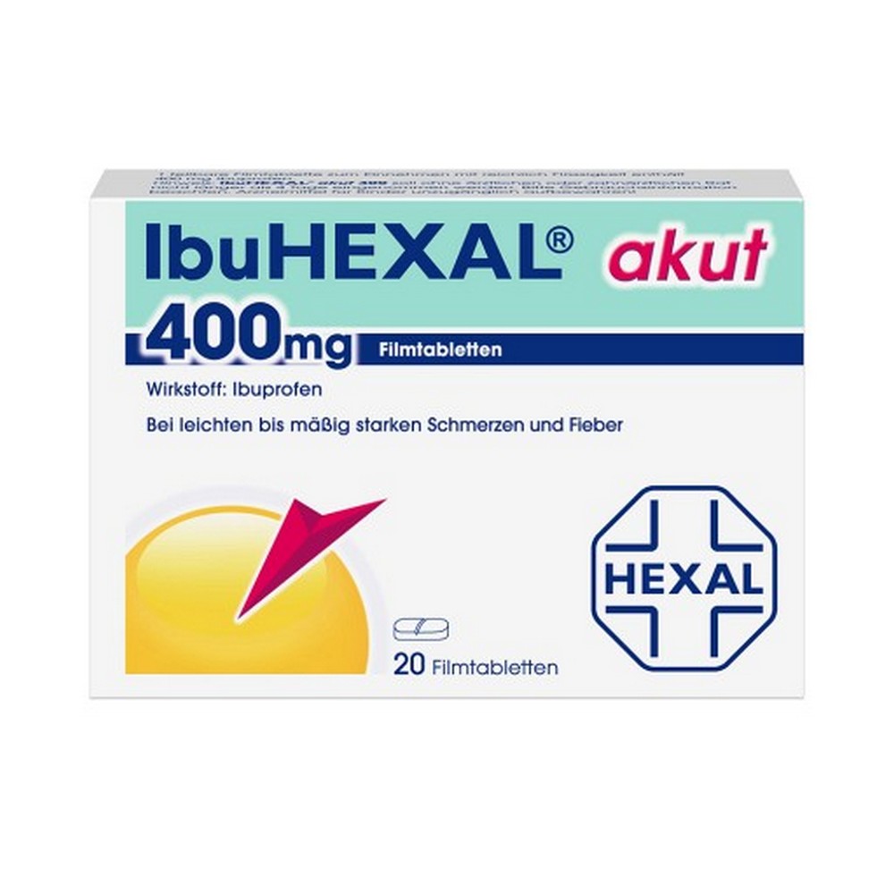 IBUHEXAL acute 400 film-coated tablets 20 pcs., IBUHEXAL akut 400 ...