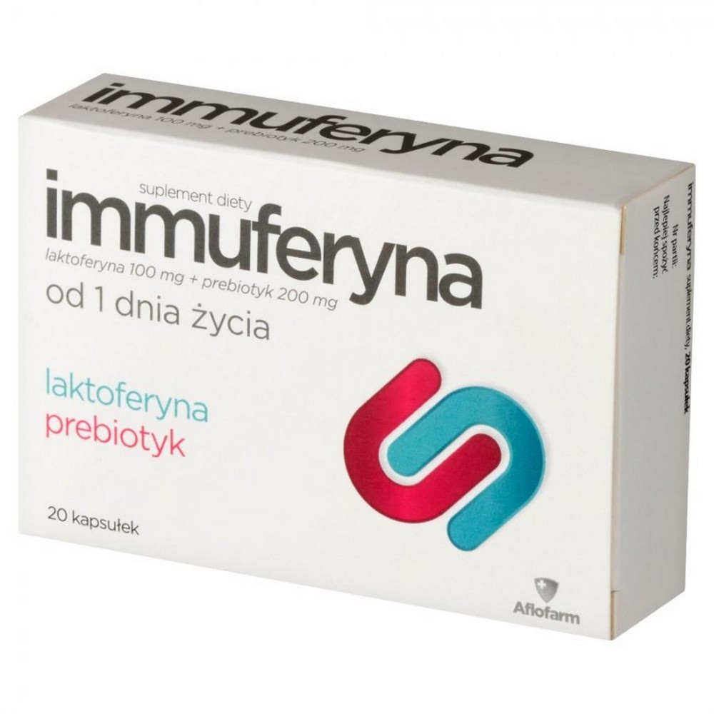 Immuferin prebiotic 20 capsules,Immuferyna prebiotyk 20 kapsułek ...