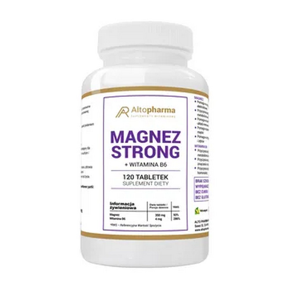 Magnesium Strong + B6 Cramps Stress High dose 120t - Kidsapo