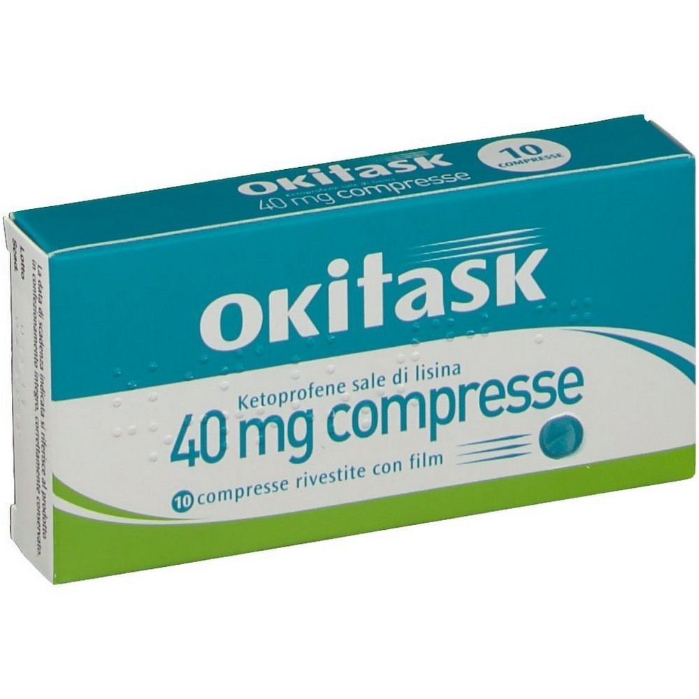 Okitask 40 mg 10 coated tablets - Kidsapo