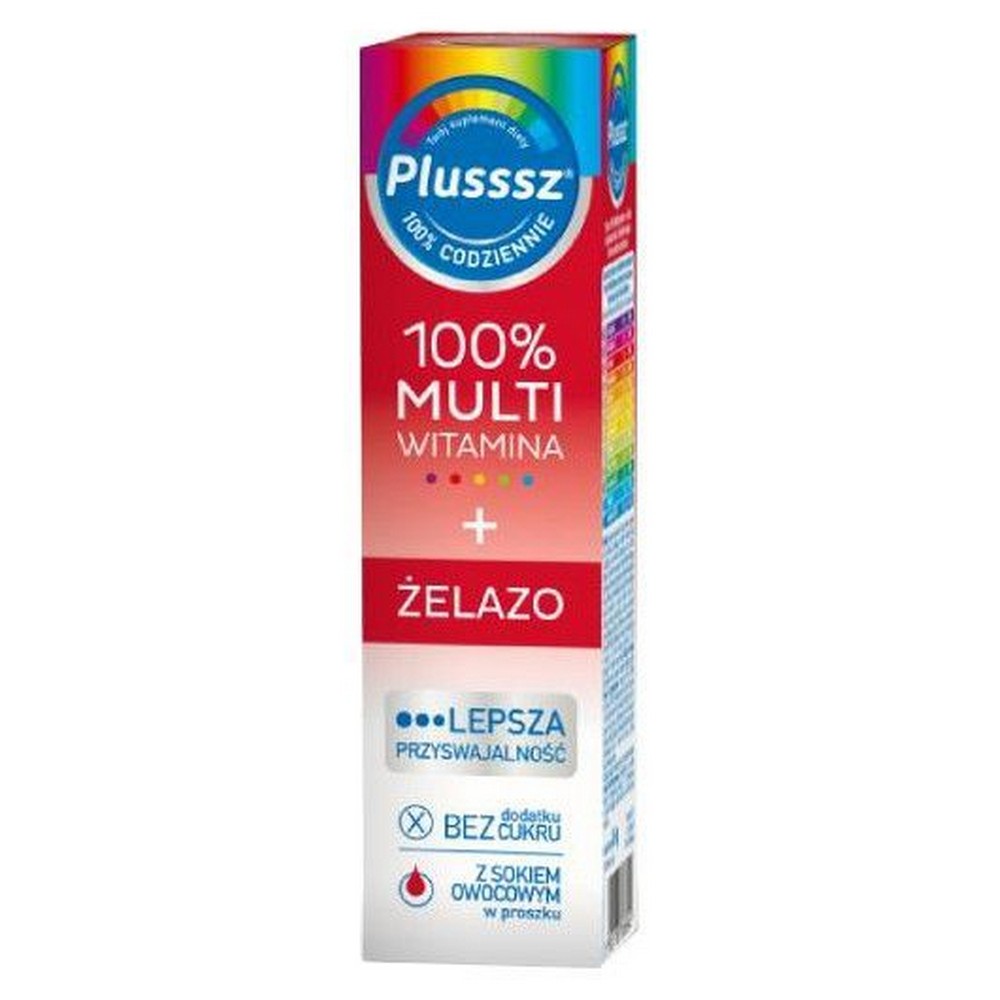 Plusssz 100% Multivit + Iron 20 Tables - Kidsapo