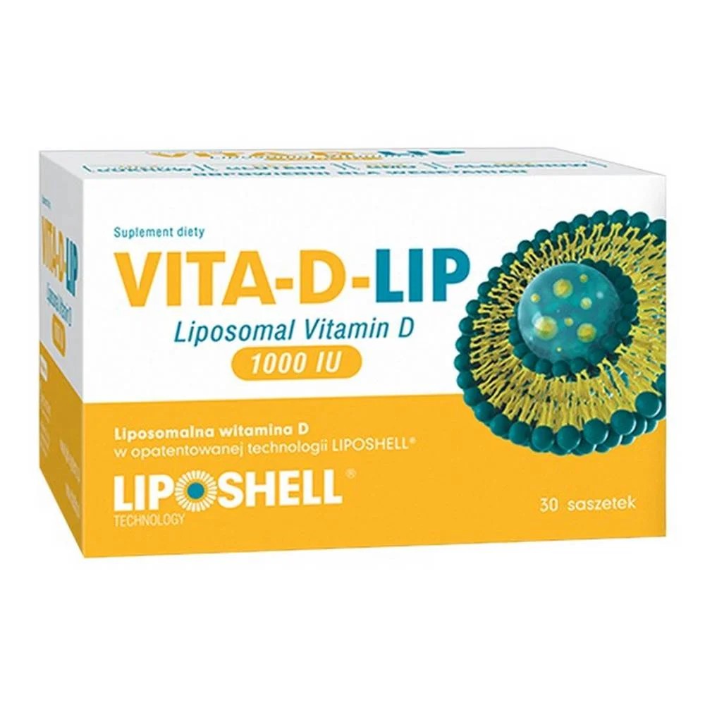 VITA-D-LIP Liposomal Vitamin D 1000 IU, 5 g, sachets, 30, VITA-D-LIP ...