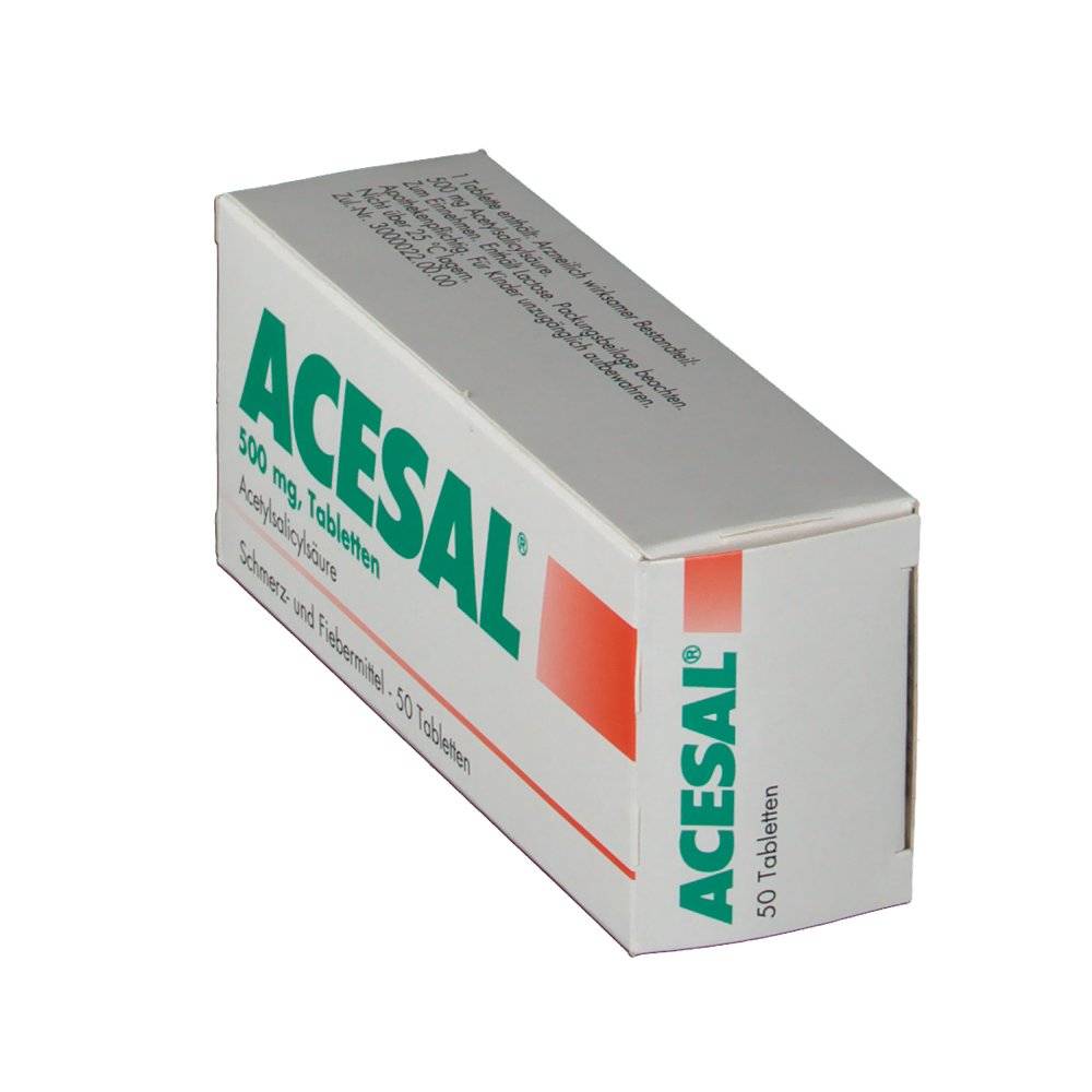 ACESAL TABLETS, 50 PCS - Kidsapo