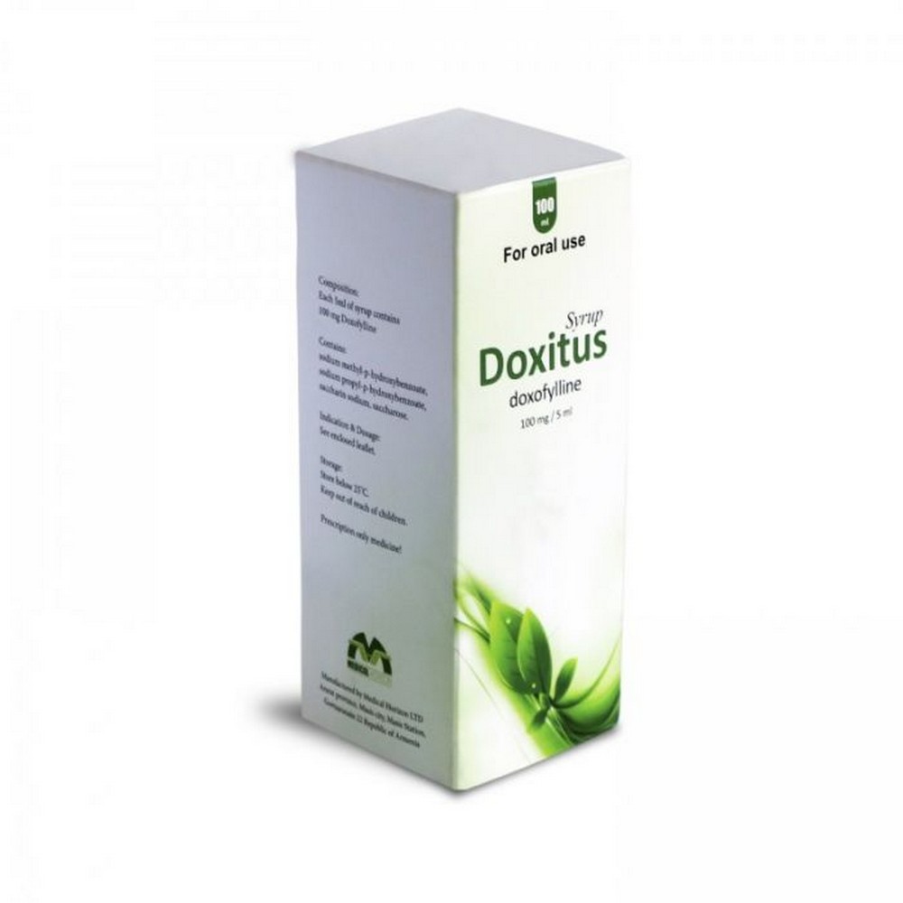 Doxitus syrup 100mg/5ml 100ml,Դոքսիտուս օշ 100մգ/5մլ 100մլ,Medical ...