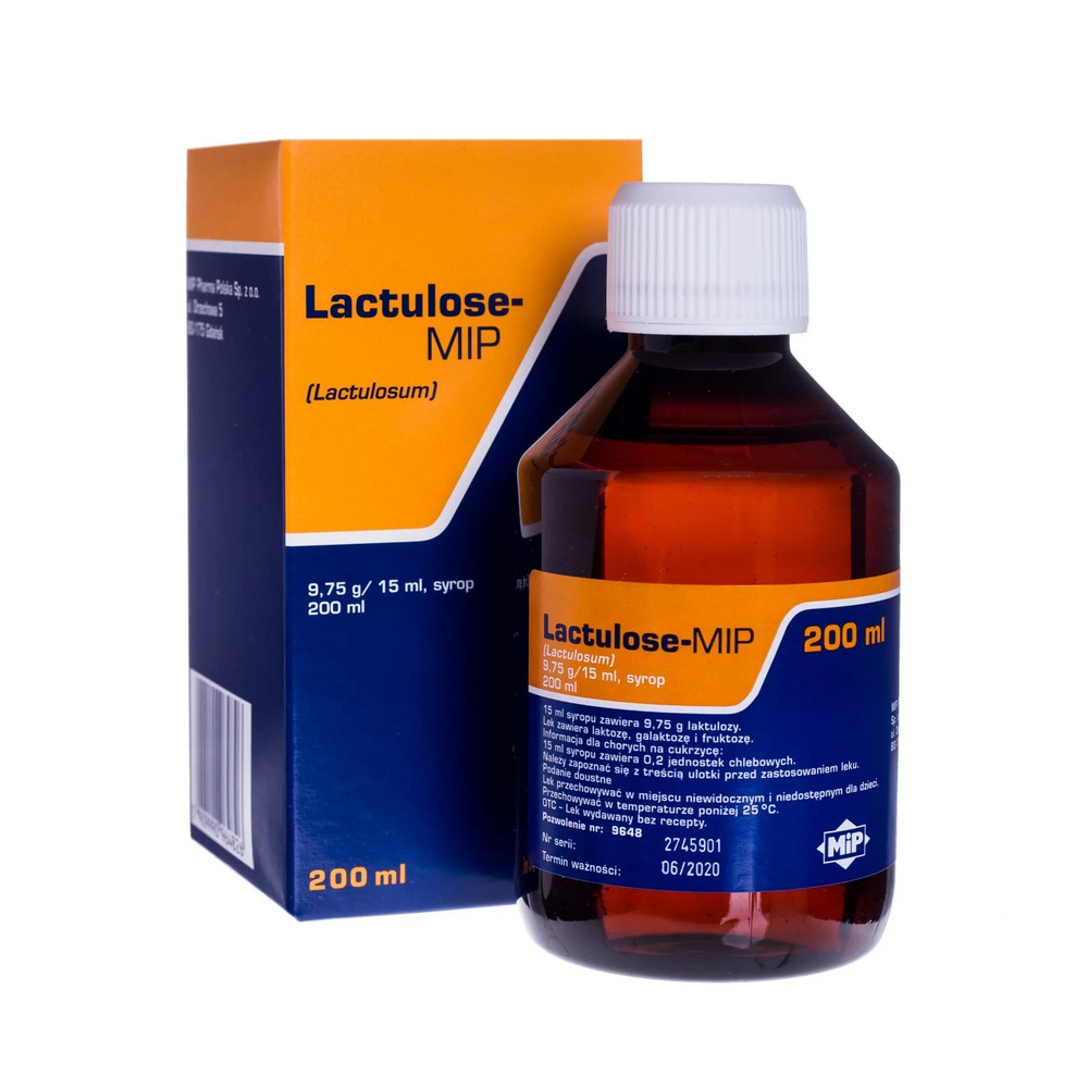 Lactulose-MIP syrup, 200 ml,Lactulose-MIP syrop, 200 ml,MIP PHARMA ...