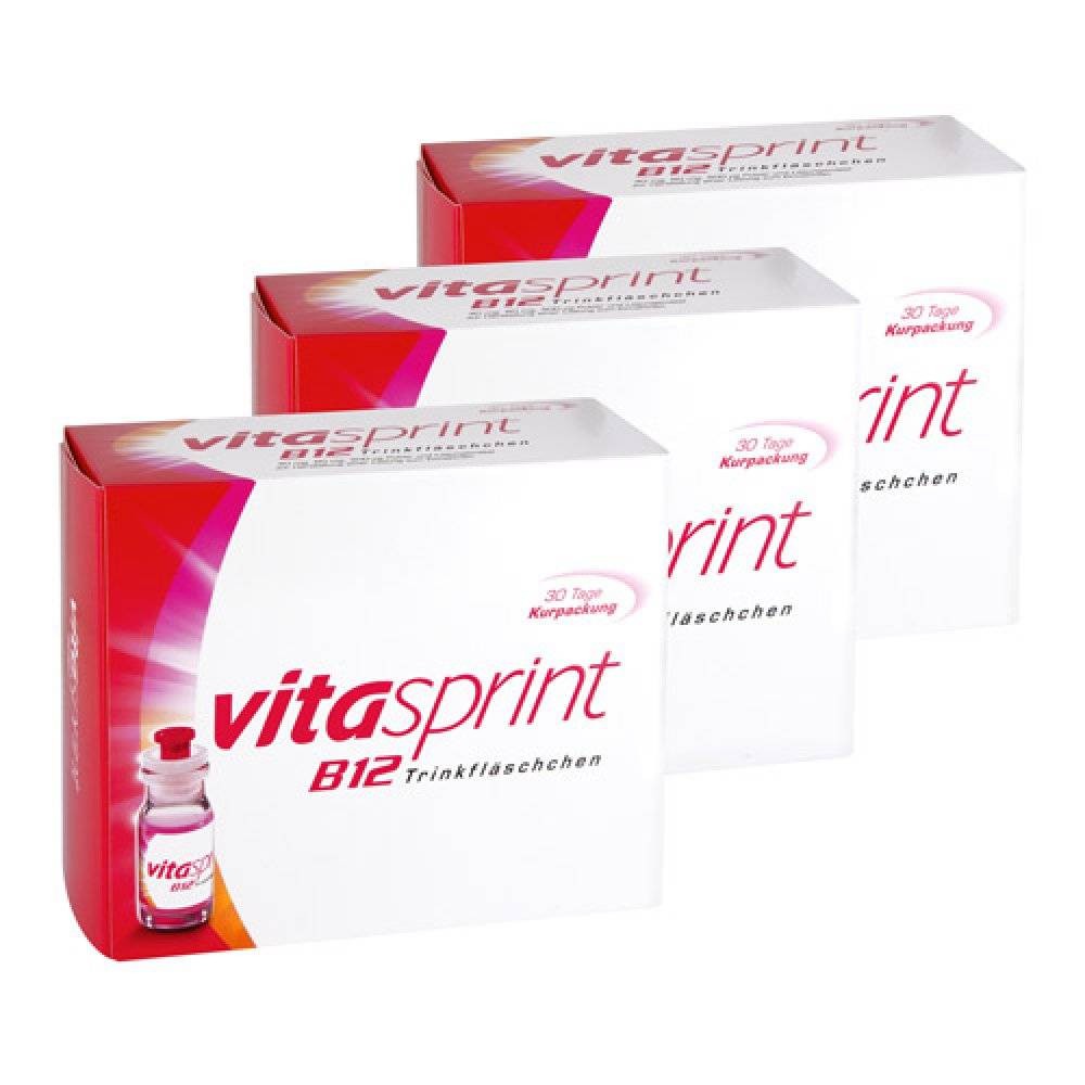 Vitasprint B 12 drinking ampoules, 3×30,Pfizer Consumer Healthcare ...