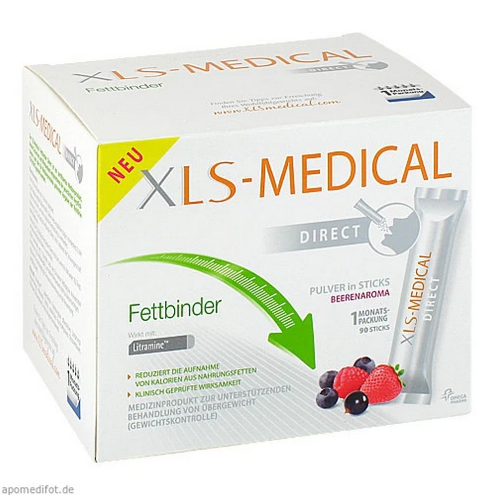 XLS Medical Fat Binder Direct Sticks,90pcs - Kidsapo