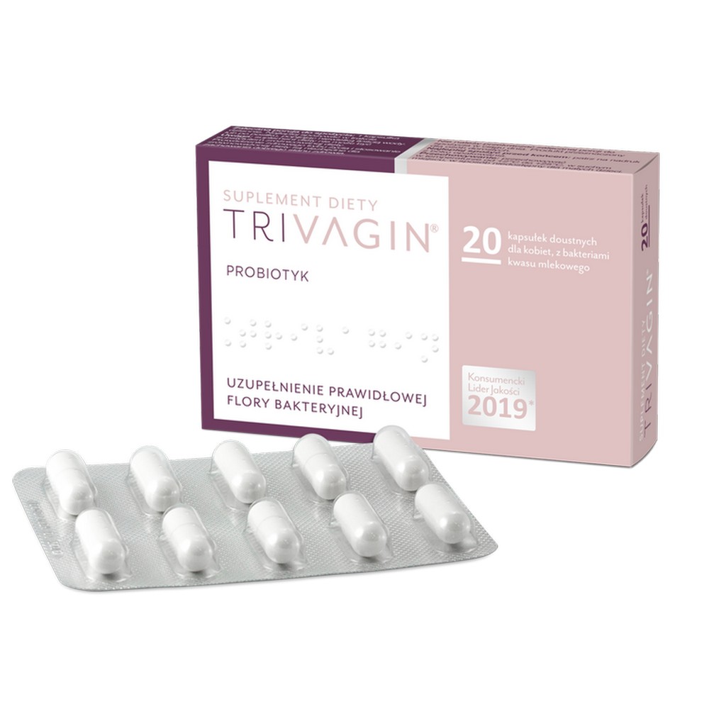 Trivagin, capsules, 20 pieces,Trivagin, Kapseln, 20 Stück,Verco - Kidsapo