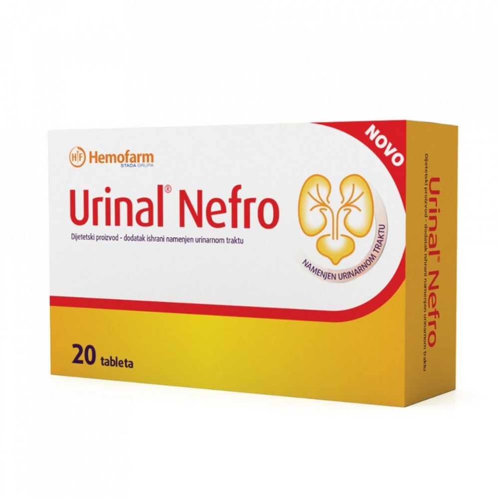 Urinal Nefro, tablets, 20 pcs.,Urinal Nefro, Tabletten, 20 Stk.,IDELYN ...