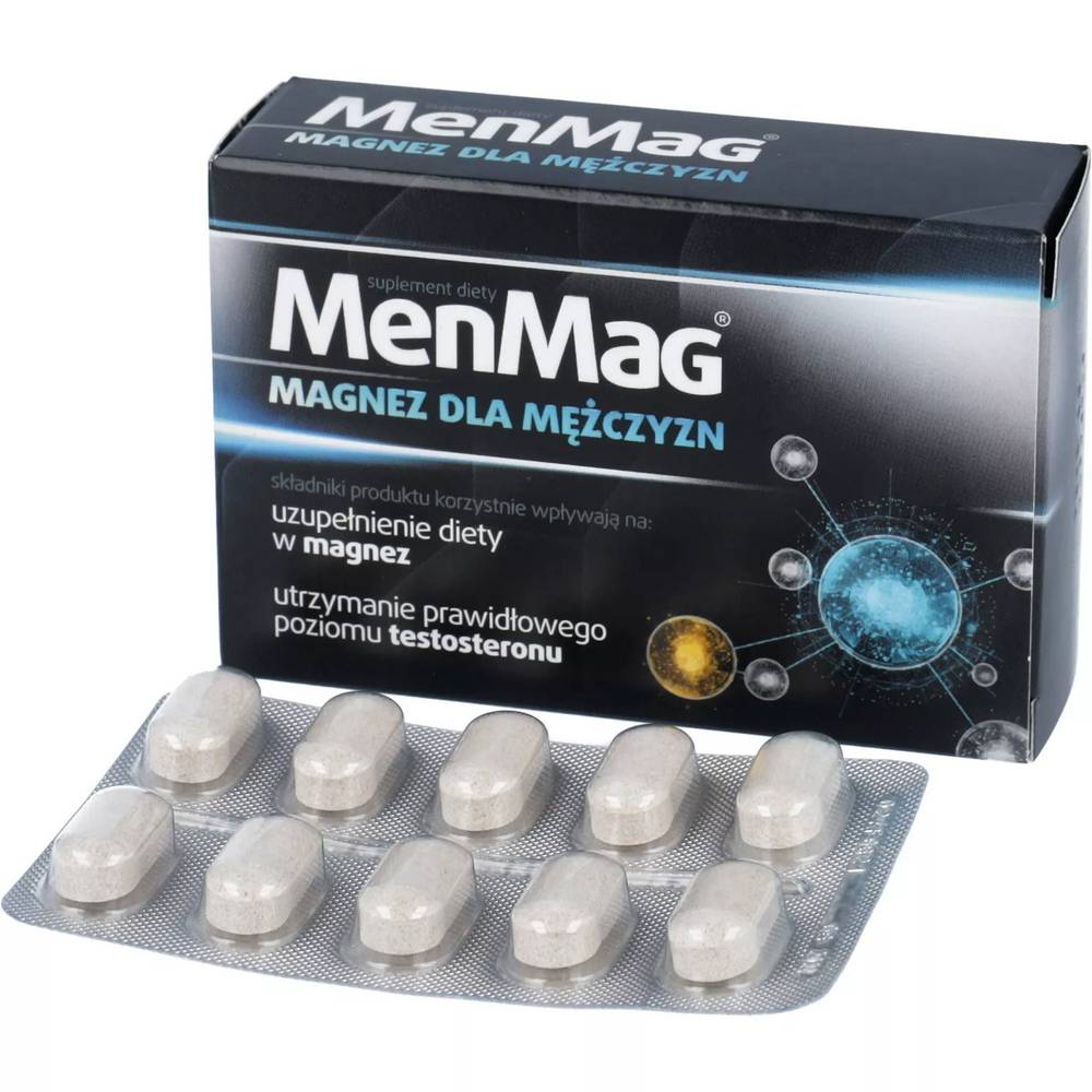 Aflofarm,MenMAG magnesium for men ,MenMAG magnez dla mężczyzn 30 - Kidsapo