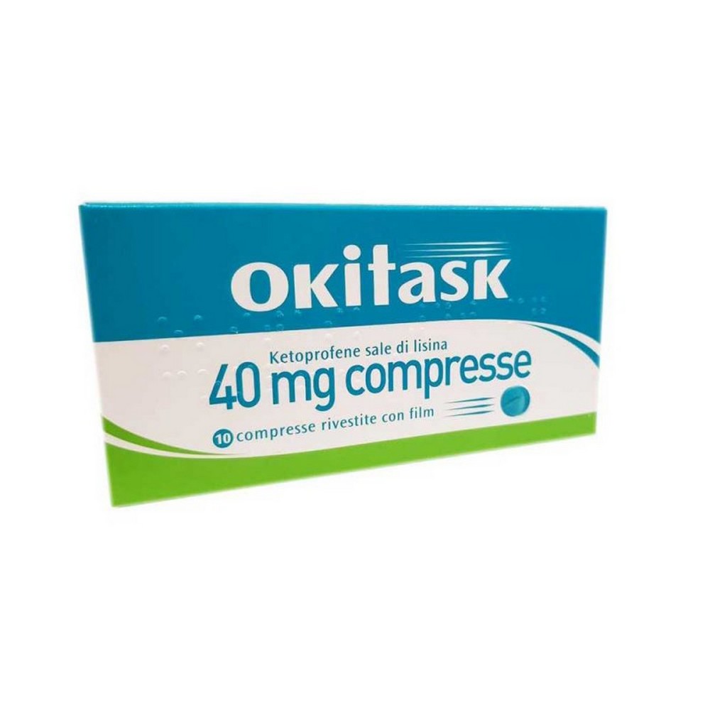 Okitask 40 Mg Analgesic Drug 20 Tablets - Kidsapo