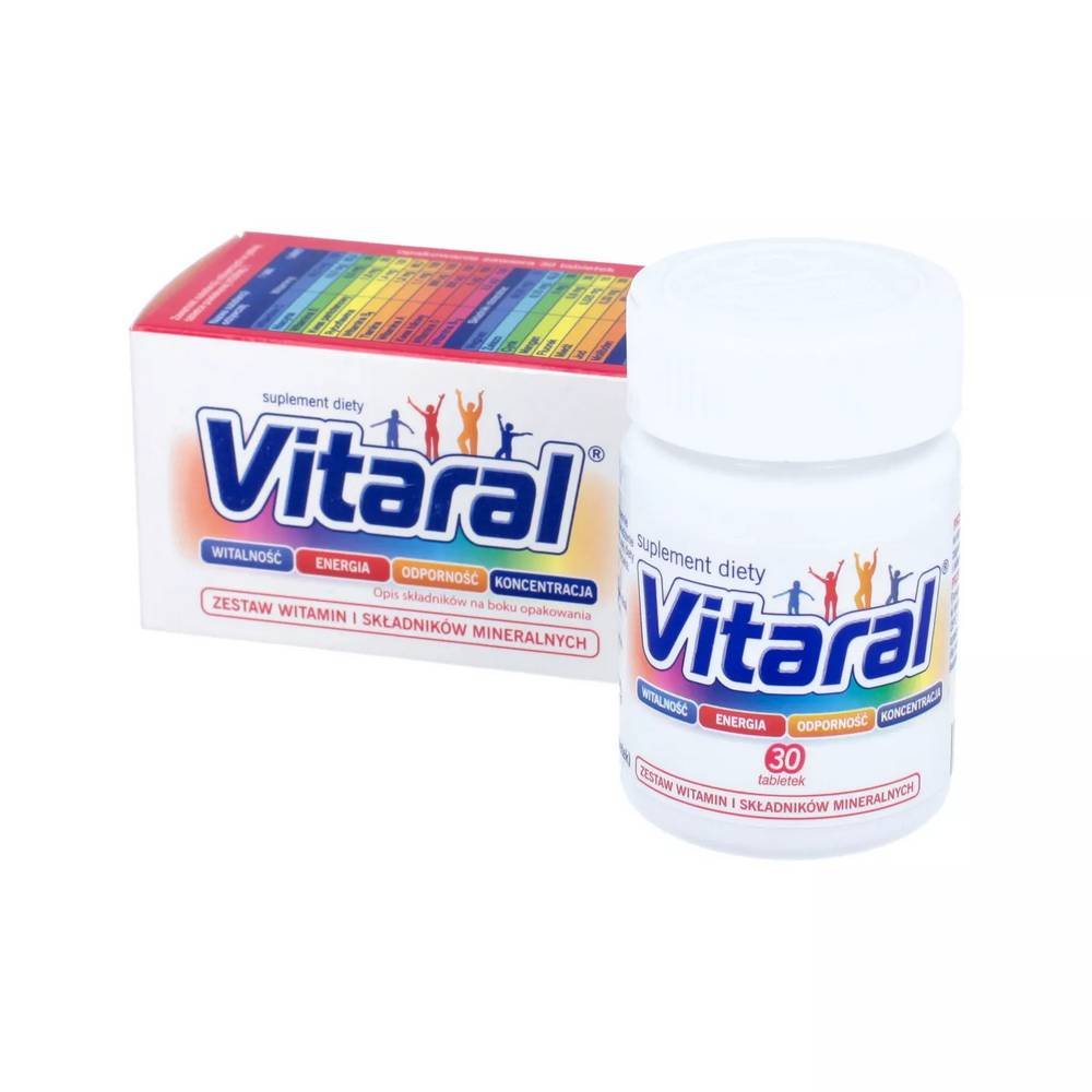 Bausch Health,Vitaral Set of vitamins and minerals ,Vitaral Zestaw ...