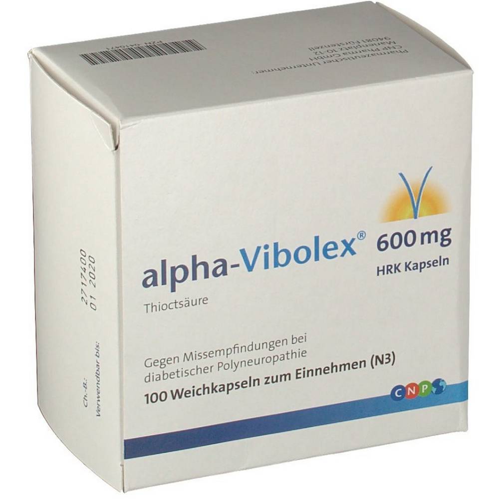 Alpha Vibolex 600 mg HRK 100, CNP Pharma - Kidsapo