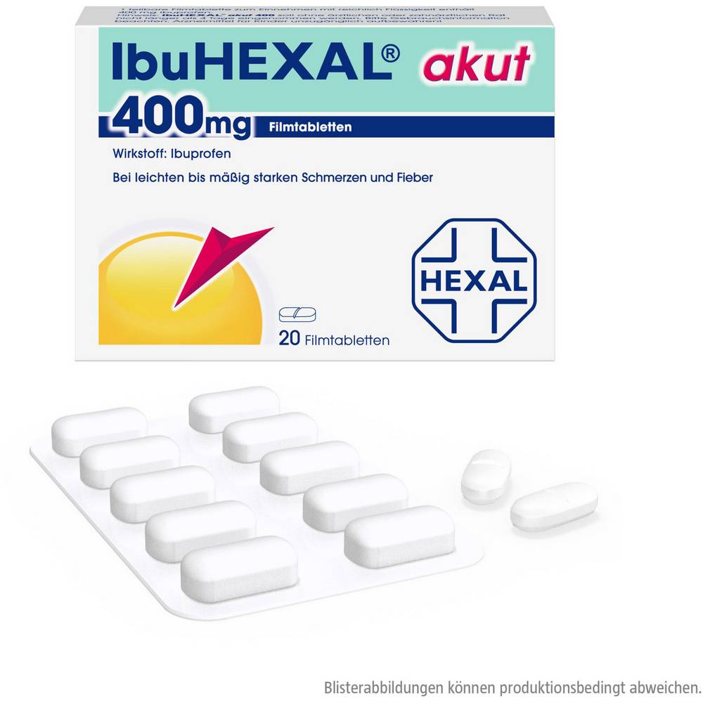 IbuHexal acute ,IbuHexal akut 400mg 20,Hexal - Kidsapo