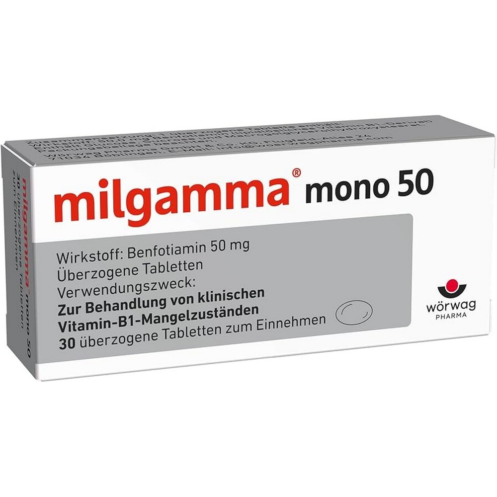 MILGAMMA Mono 50 covered tablets, 30 pcs - Kidsapo