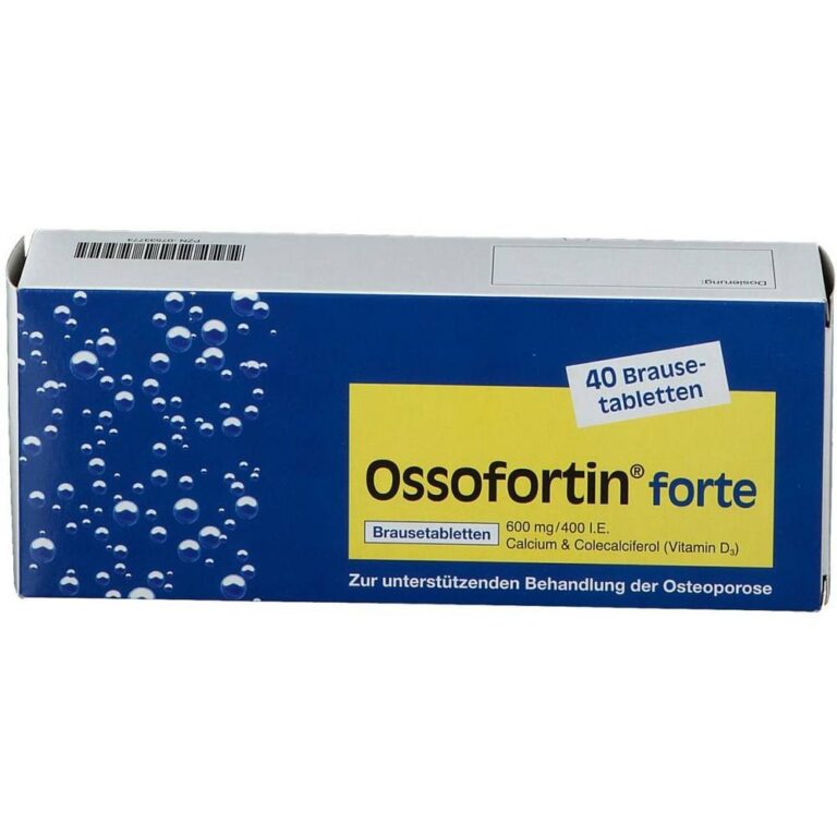 OSSOFORTIN forte effervescent tablets, 40 pcs - Kidsapo