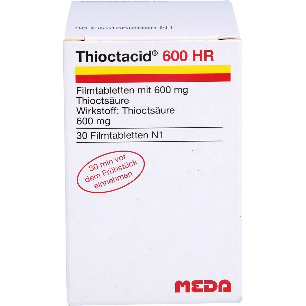 THIOCTACID 600 HR film -coated tablets, 30 pcs - Kidsapo
