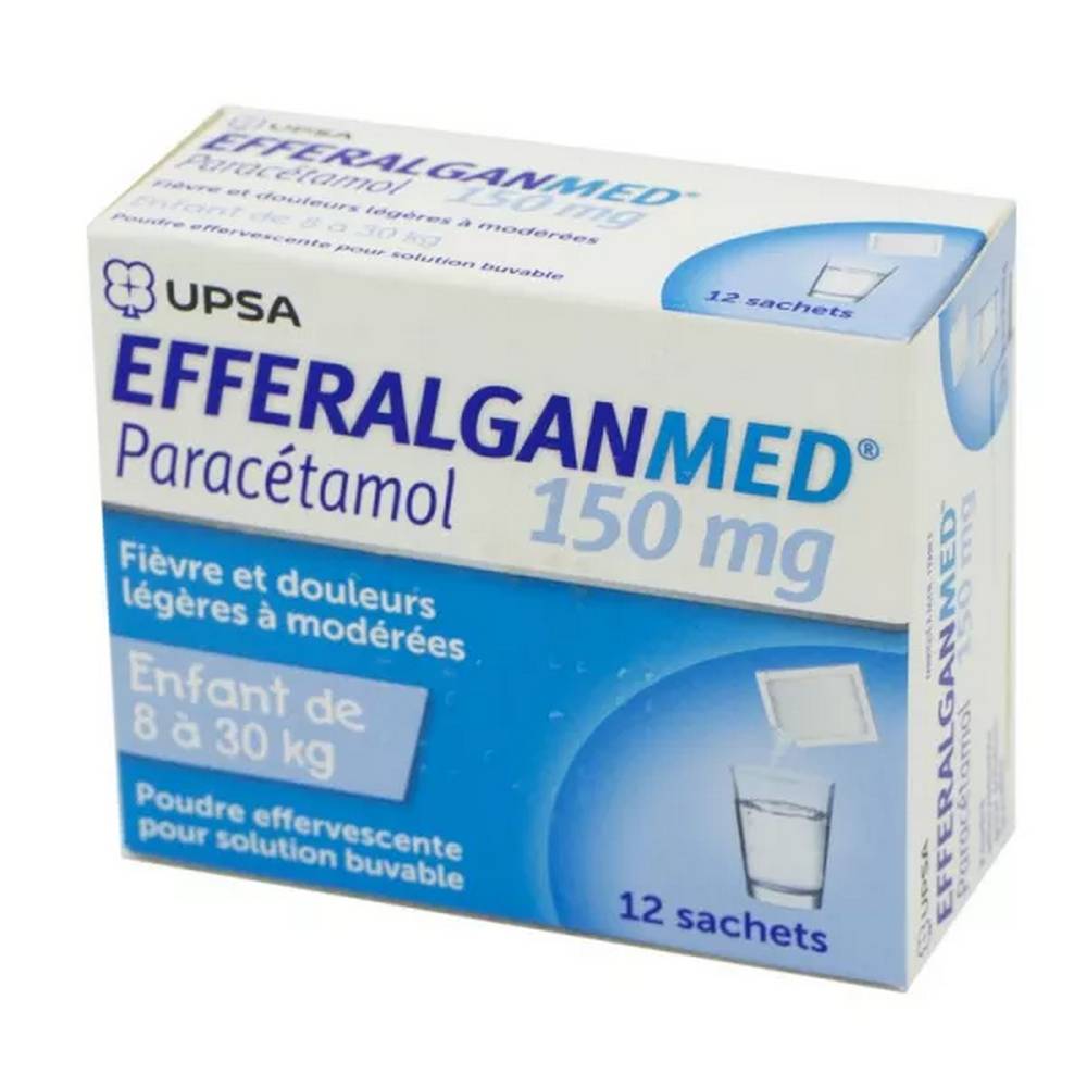 Efferalgan 150 mg sachets, 12, EFFERALGANMED, EFFERALGAN - Kidsapo
