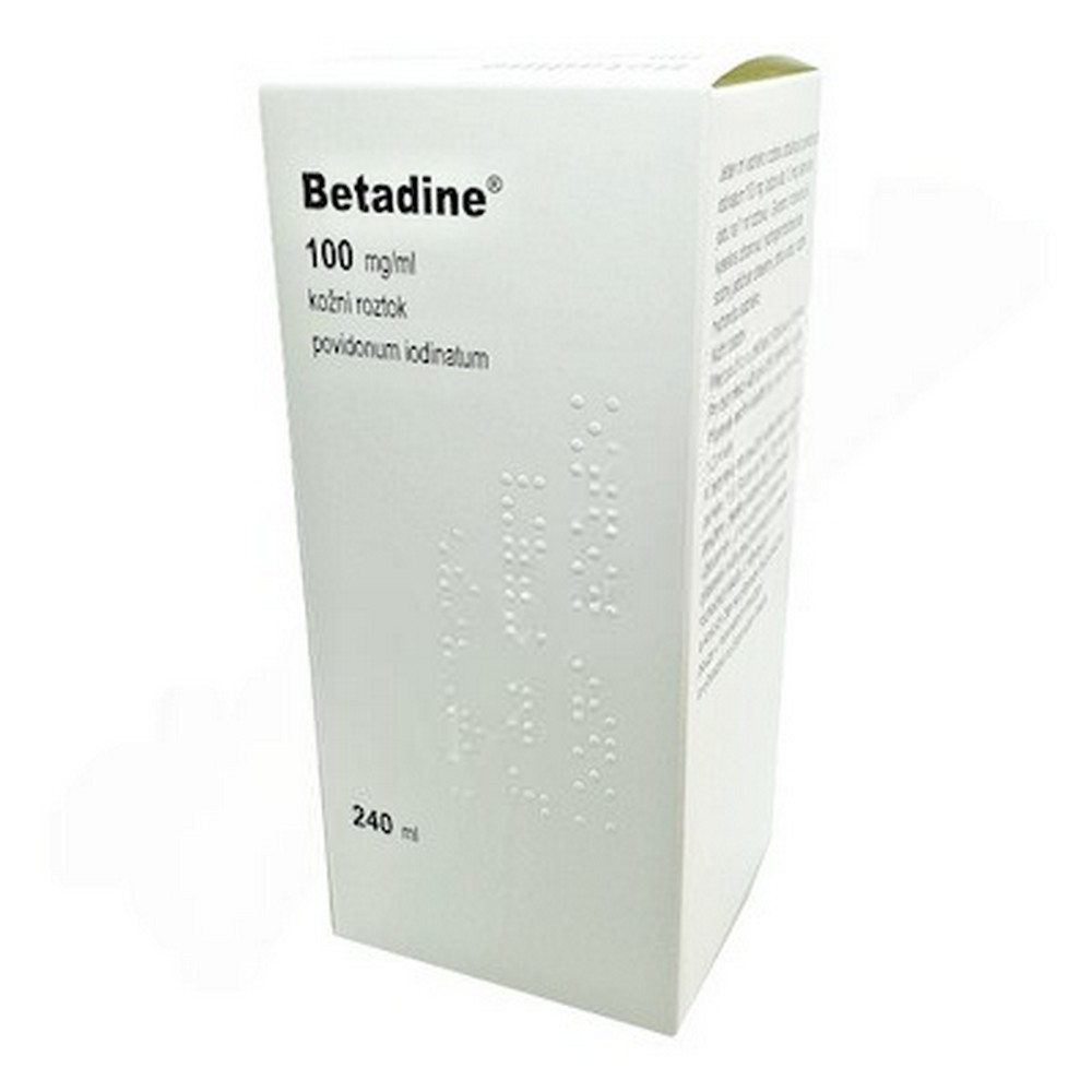 Betadine 100 mg / ml DRM.salt.240 ml,Betadin 100 mg / ml DRM.sůl.240 ml ...