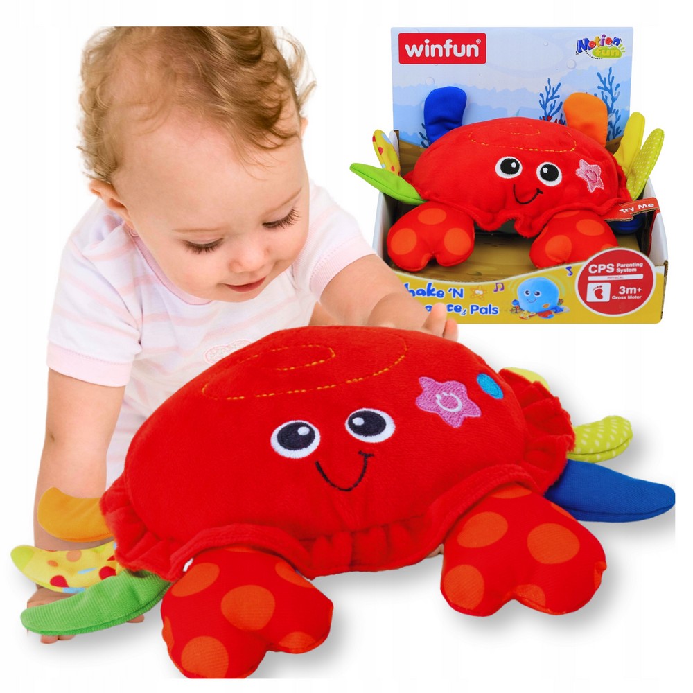 Interactive escaping crab for crawling game vibrates coordination ...