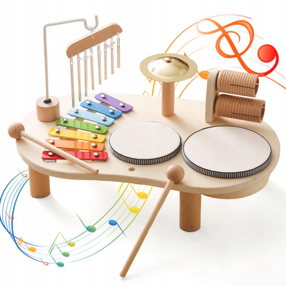 Montessori musical instruments for children, educational music table ...