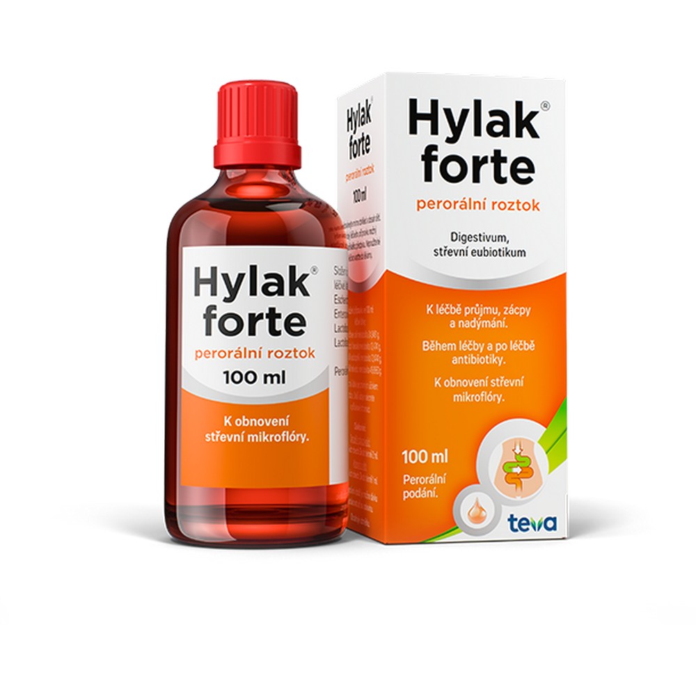 Hylak Forte oral solution 100 ml,Hylak Forte perorální roztok 100 ml ...