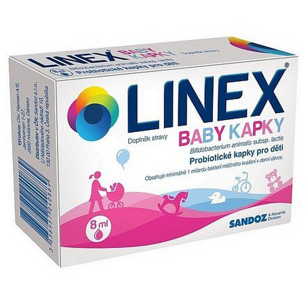 Linex Baby Drops Stable Composition 8ml,Linex Baby Drops stabilní ...