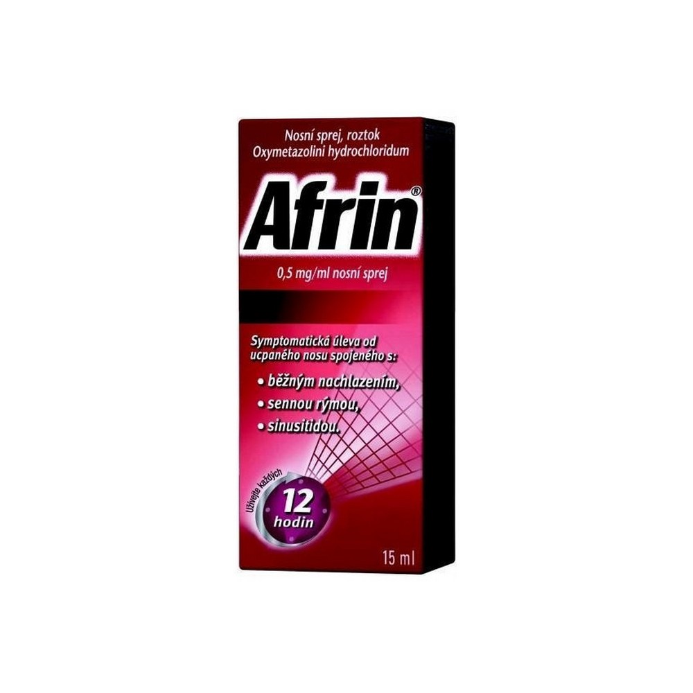 Afrin 0.5mg/ml nasal spray 15ml,Afrin 0,5 mg/ml nosní sprej 15 ml - Kidsapo