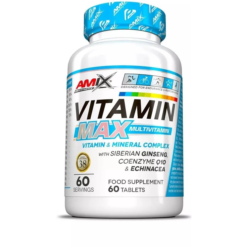 Amix Nutrition Vitamin Max Multivitamin, 60 tablets,Amix Nutrition ...