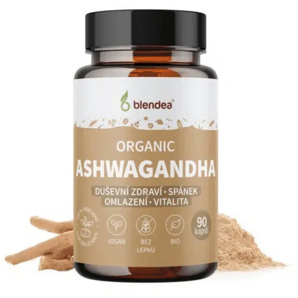 Blendea Ashwagandha, 90 capsules,Mixér Ashwagandha, 90 kapslí - Kidsapo