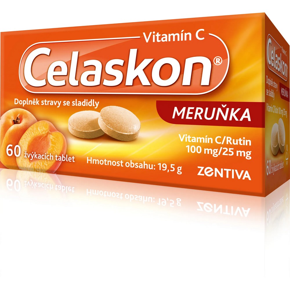 Celaskon Apricot 100 mg 60 tablets,Telecí Kůže meruňka 100 mg 60 tablet ...