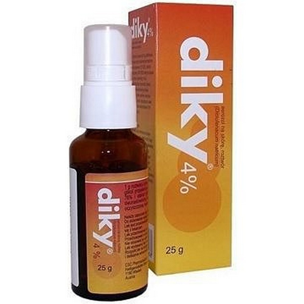 Diky 4% 40mg/g skin spray, solution 25g,DIC 4% 40 mg/g kožní sprej ...