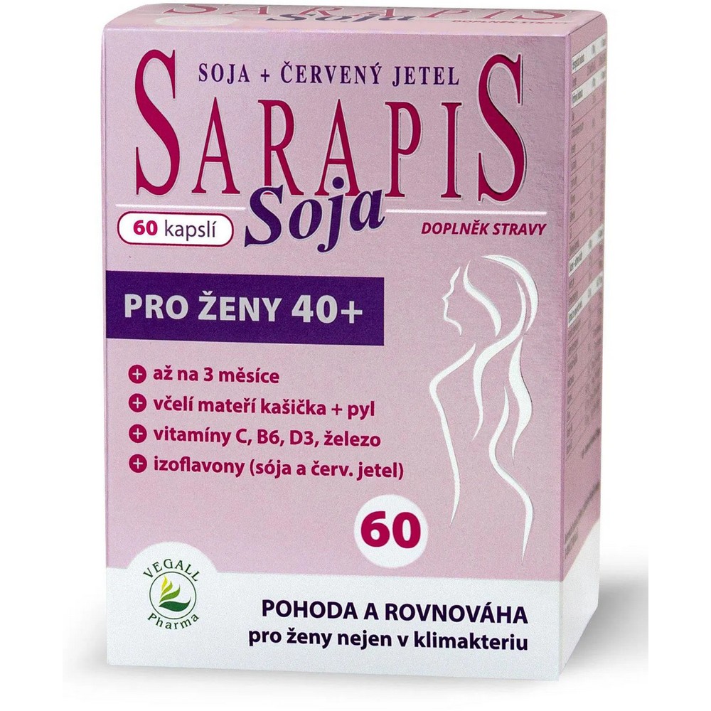 Сарапис Соджа 60 капсул, Sarapis Soya 60 kapslí - Kidsapo