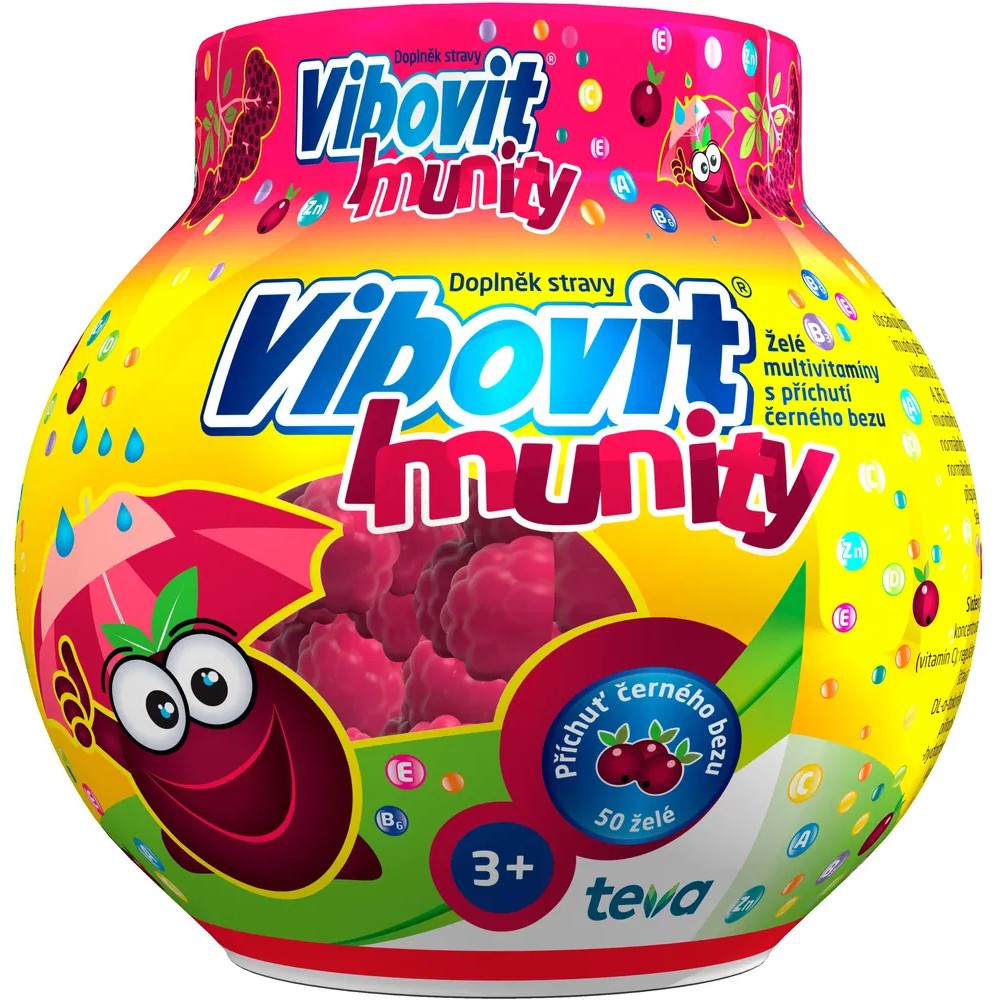 Vibovit Immunity jelly multivitamins 50 pcs,Vibovit Immunity jelly ...