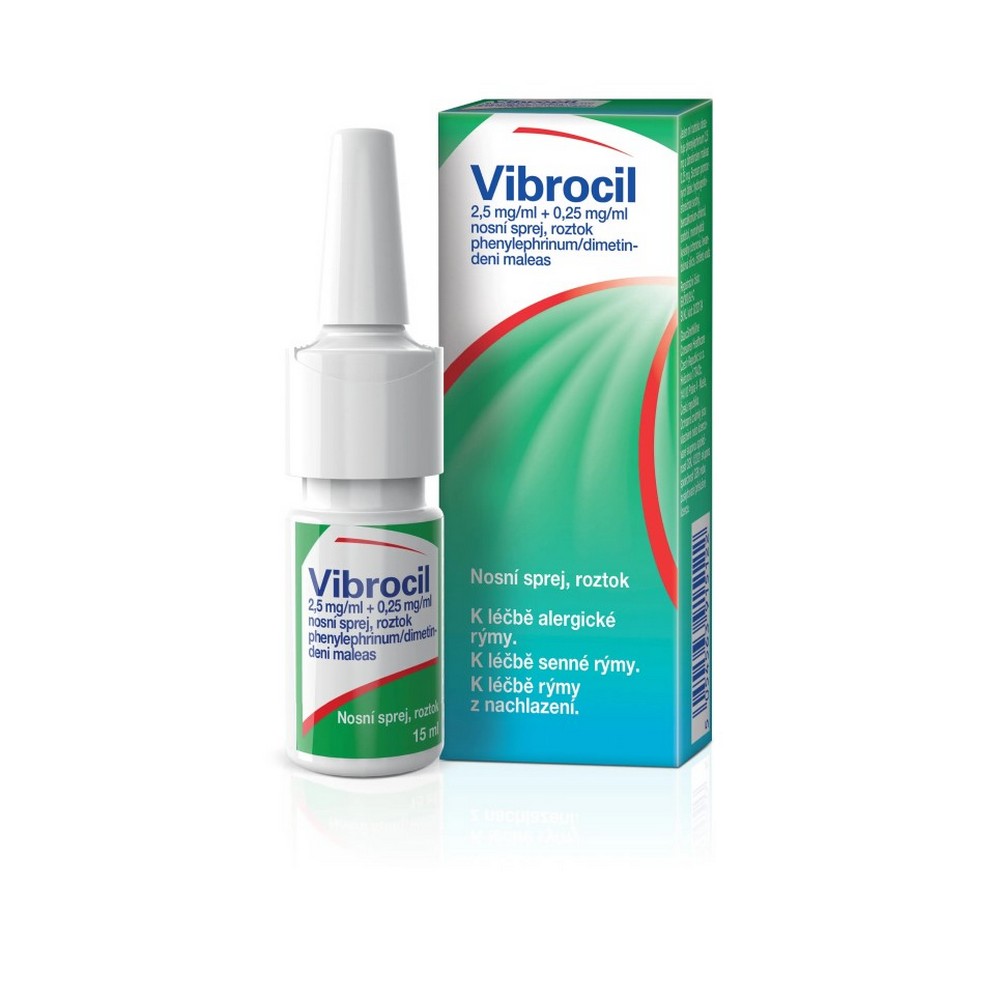 Vibrocil nasal spray 15ml,Vibrocil nosní sprej 15ml - Kidsapo